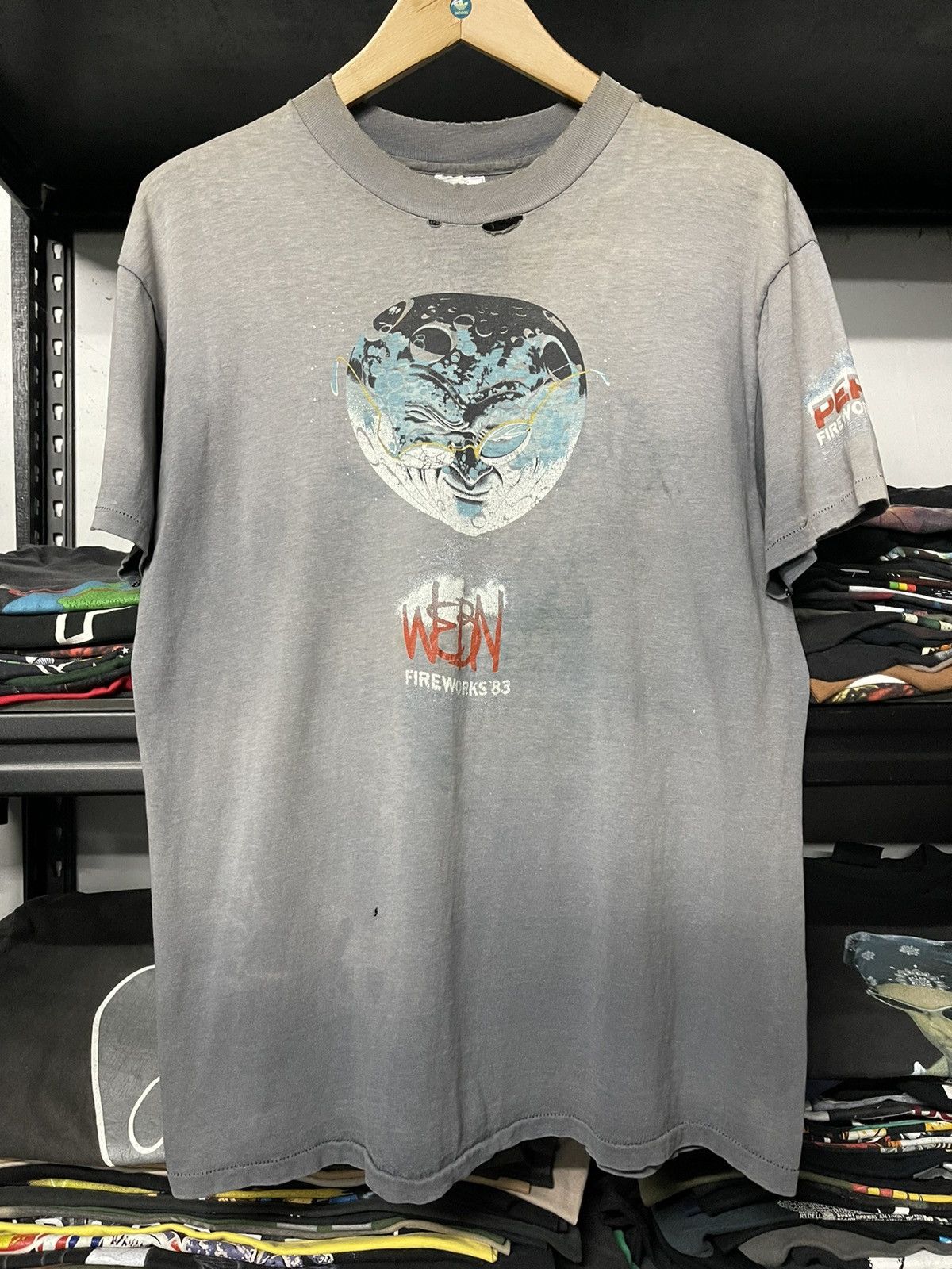 Art × Streetwear × Vintage Vintage 80s Alien Pepsi Webn Fireworks ...