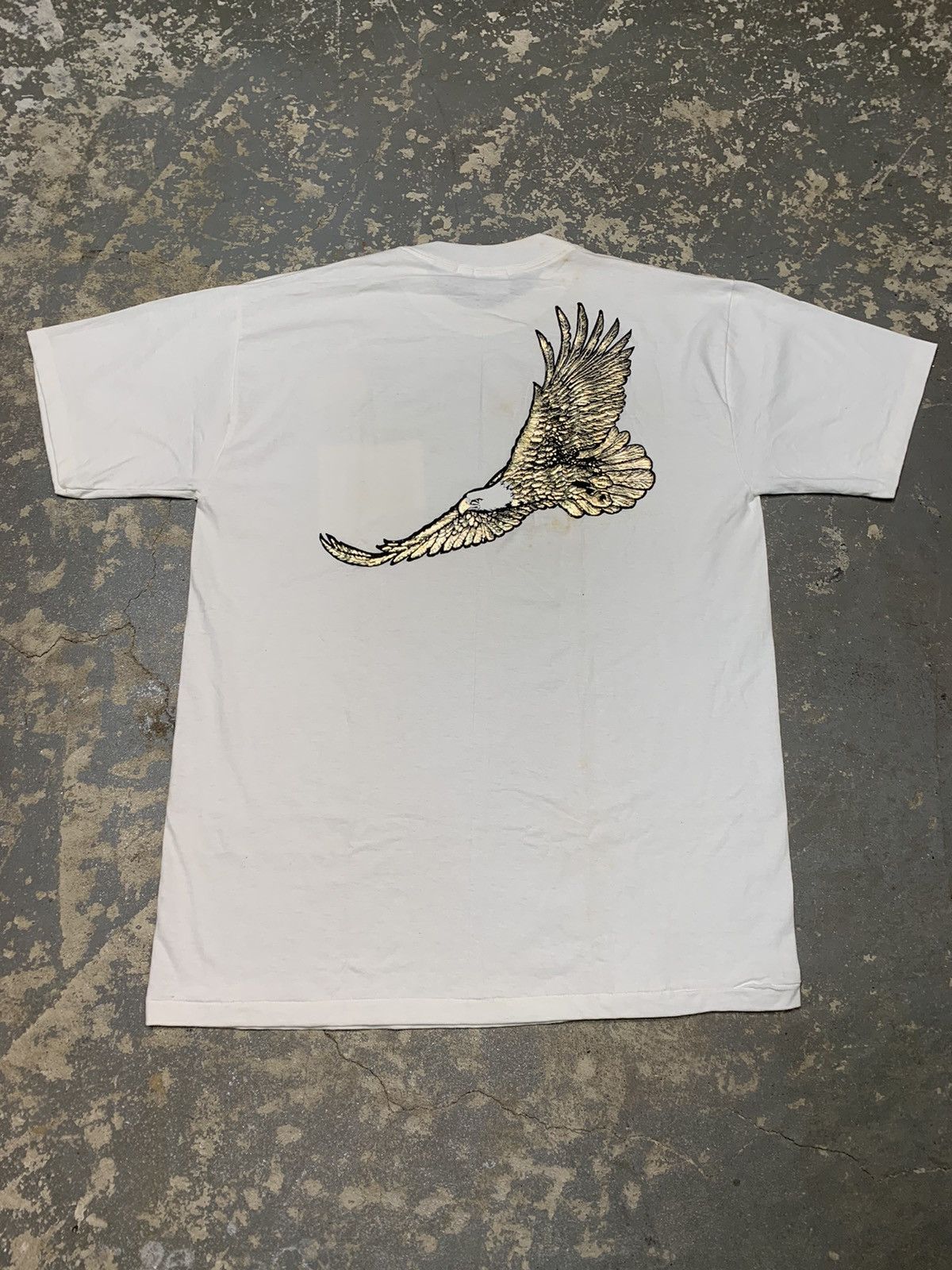 Vintage Winston Eagle Pocket cigarettes Tshirt New with sticker | Grailed