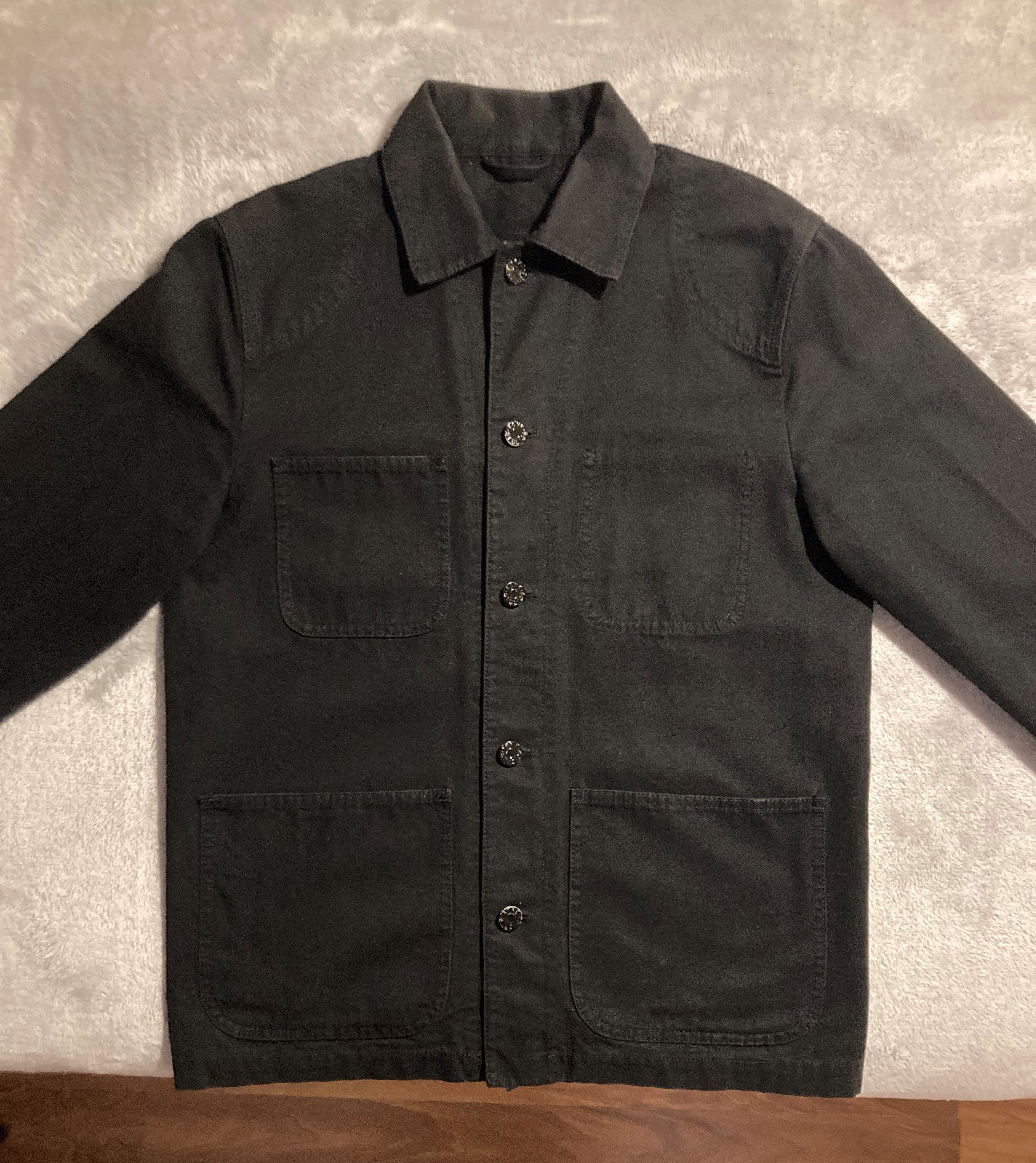 Acne Studios Acne studios black cotton workwear jacket | Grailed