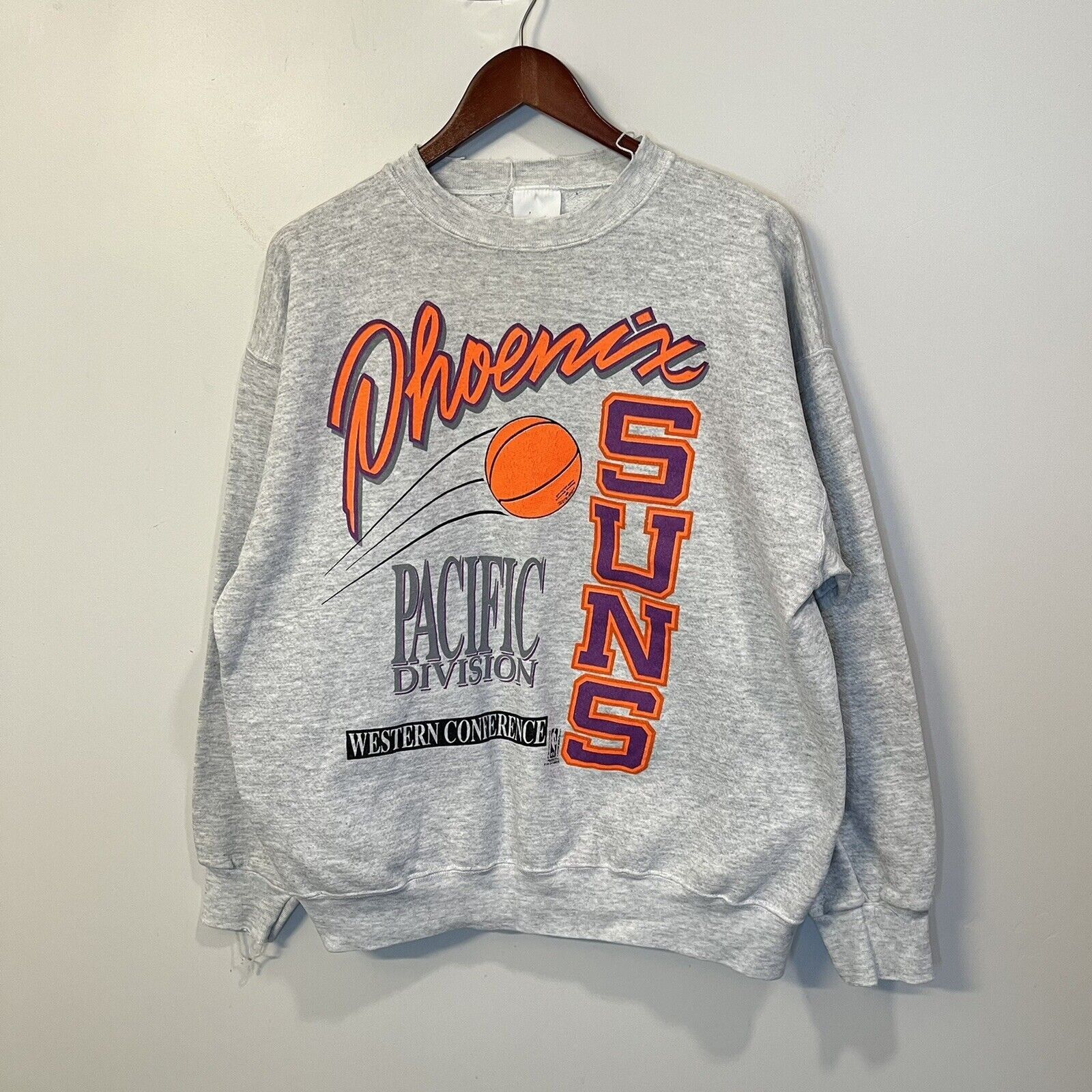 Vintage VTG 80s 90s Phoenix Suns NBA Big Graphic Crewneck Sweater | Grailed