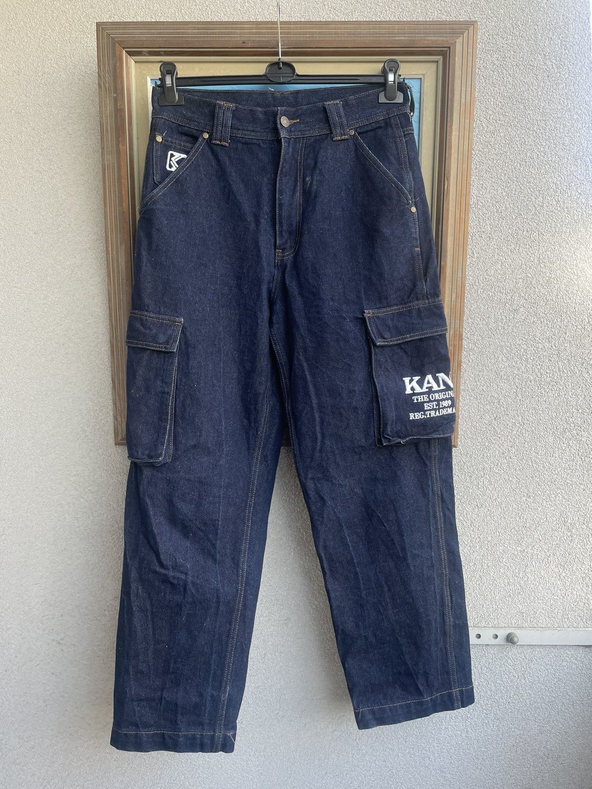 Karl Kani × Rare × Streetwear Karl Kani Denim Cargo Pant Rare ...