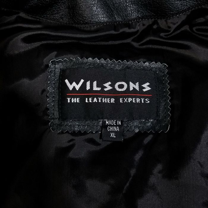 Wilsons Leather Wilsons Leather Black Moto Aviator Jacket | Grailed