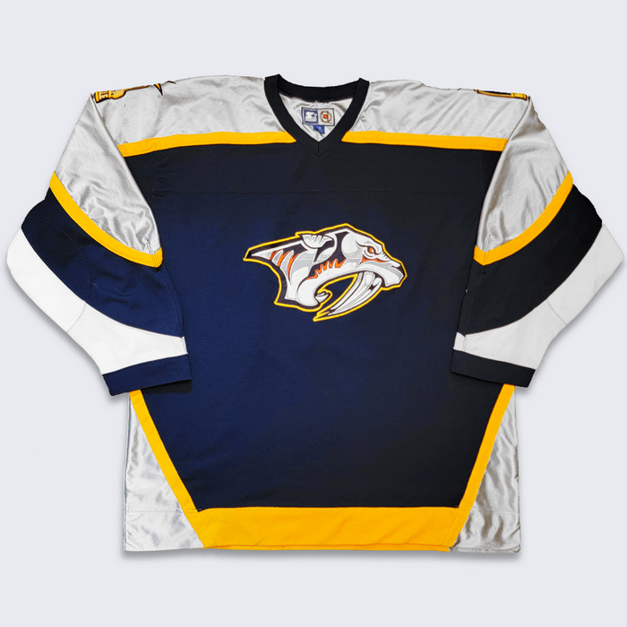 Vintage Nashville Predators Vintage 90s Starter Hockey Jersey | Grailed
