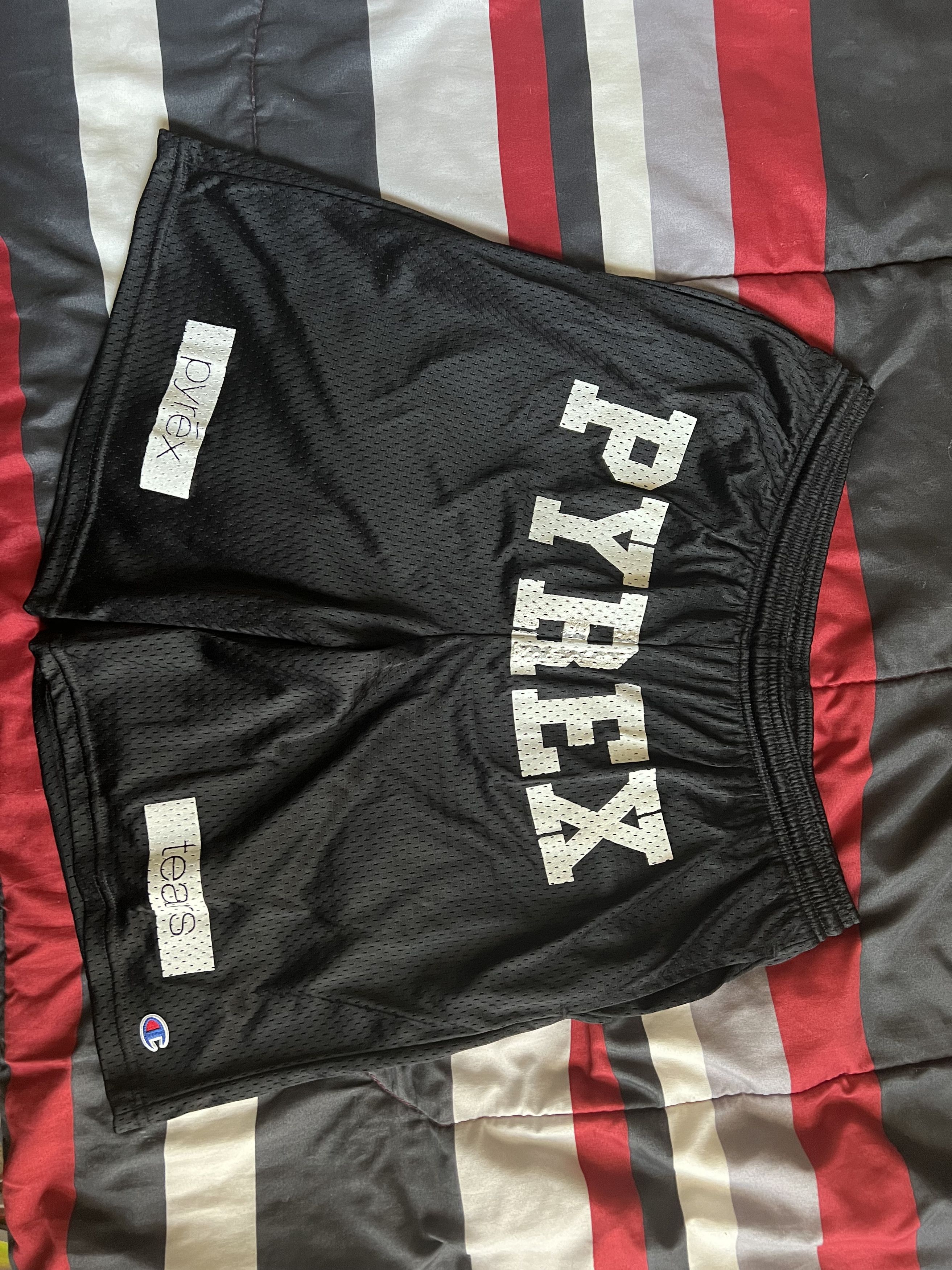Pyrex Vision Pyrex Tears Shorts Black | Grailed