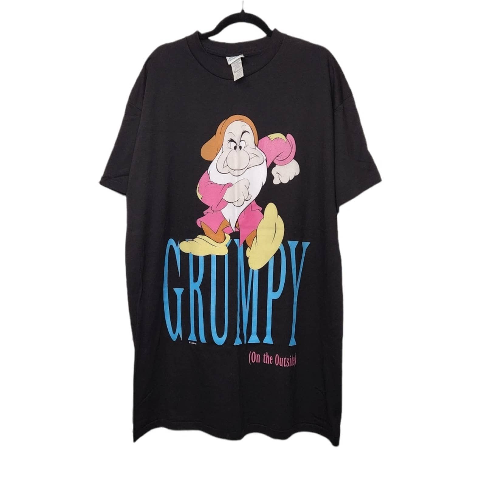 Vintage Vintage Snow White Seven Dwarfs Grumpy Sleep Shirt VTG Disne ...