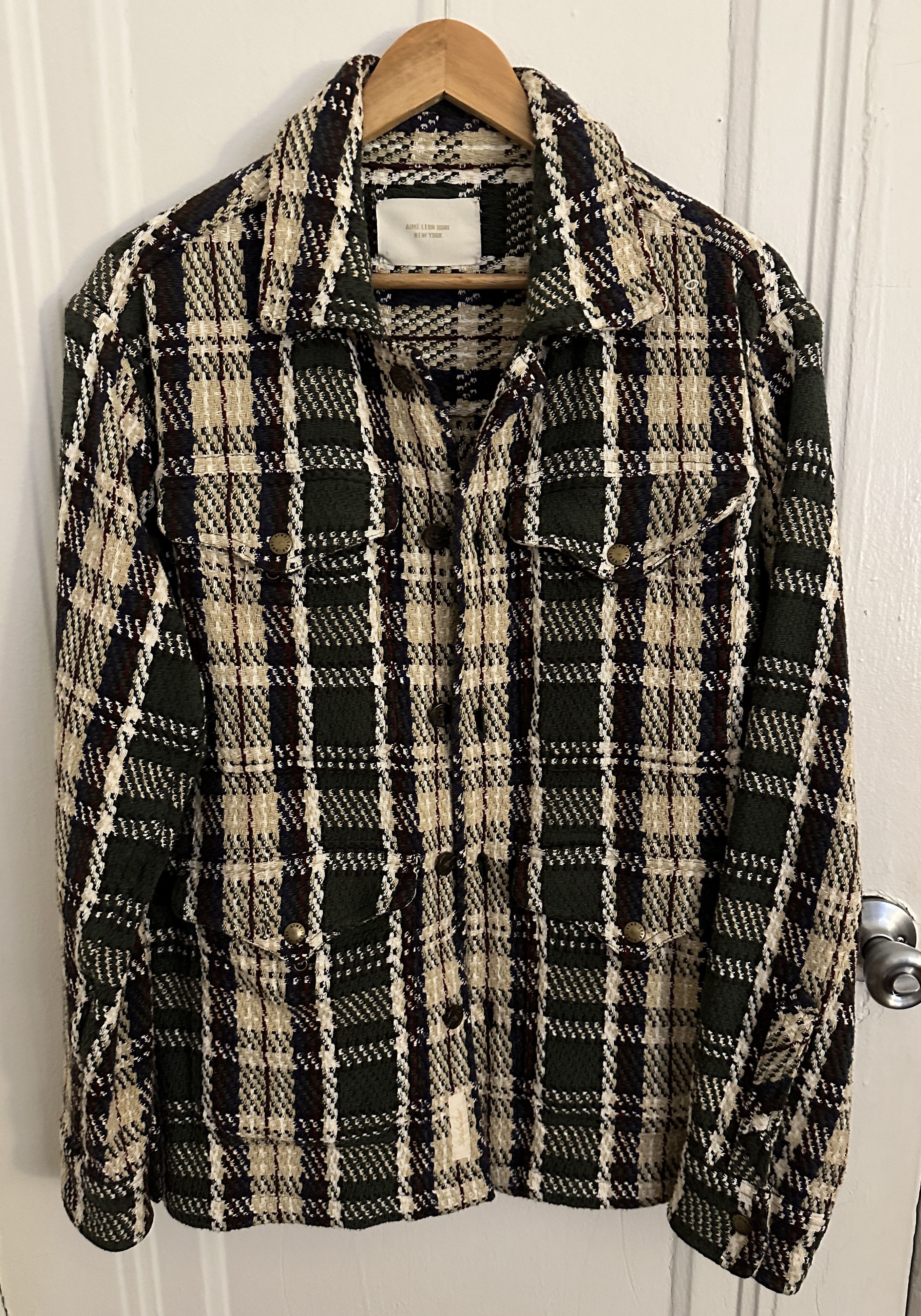Aime Leon Dore Woven Plaid Overshirt | Grailed