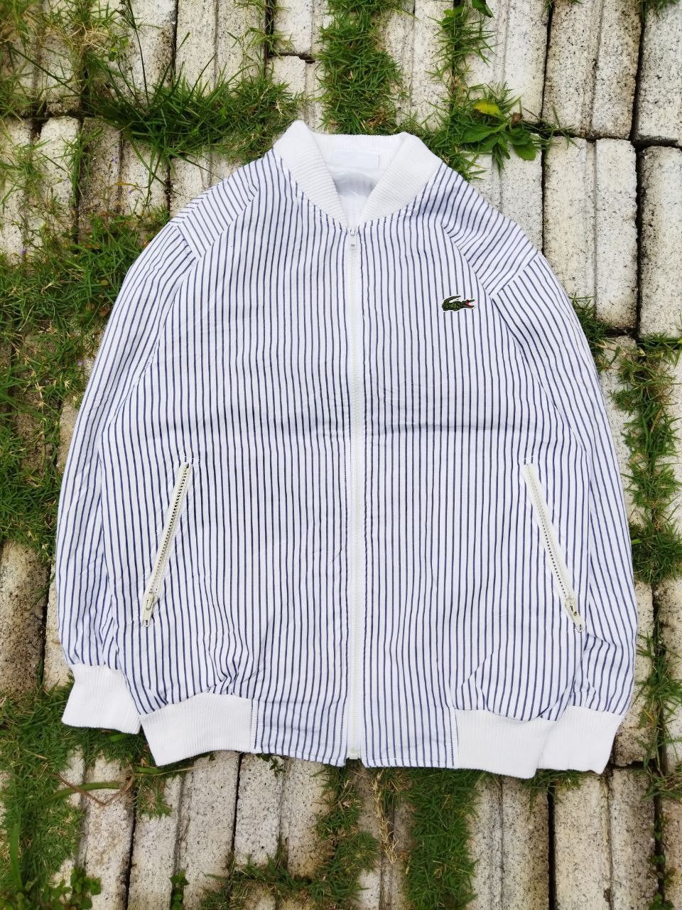 Lacoste × Vintage Rare🔥Vintage Lacoste Striped Jacket | Grailed