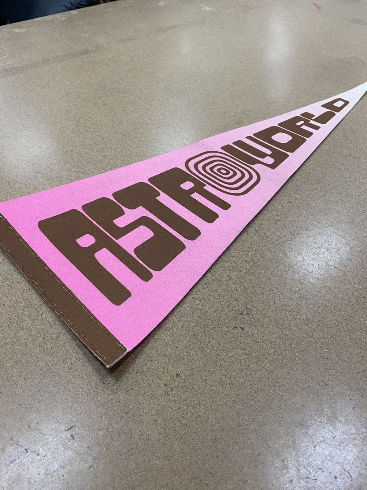 Travis Scott Astroworld 2021 Pennent (pink) | Grailed