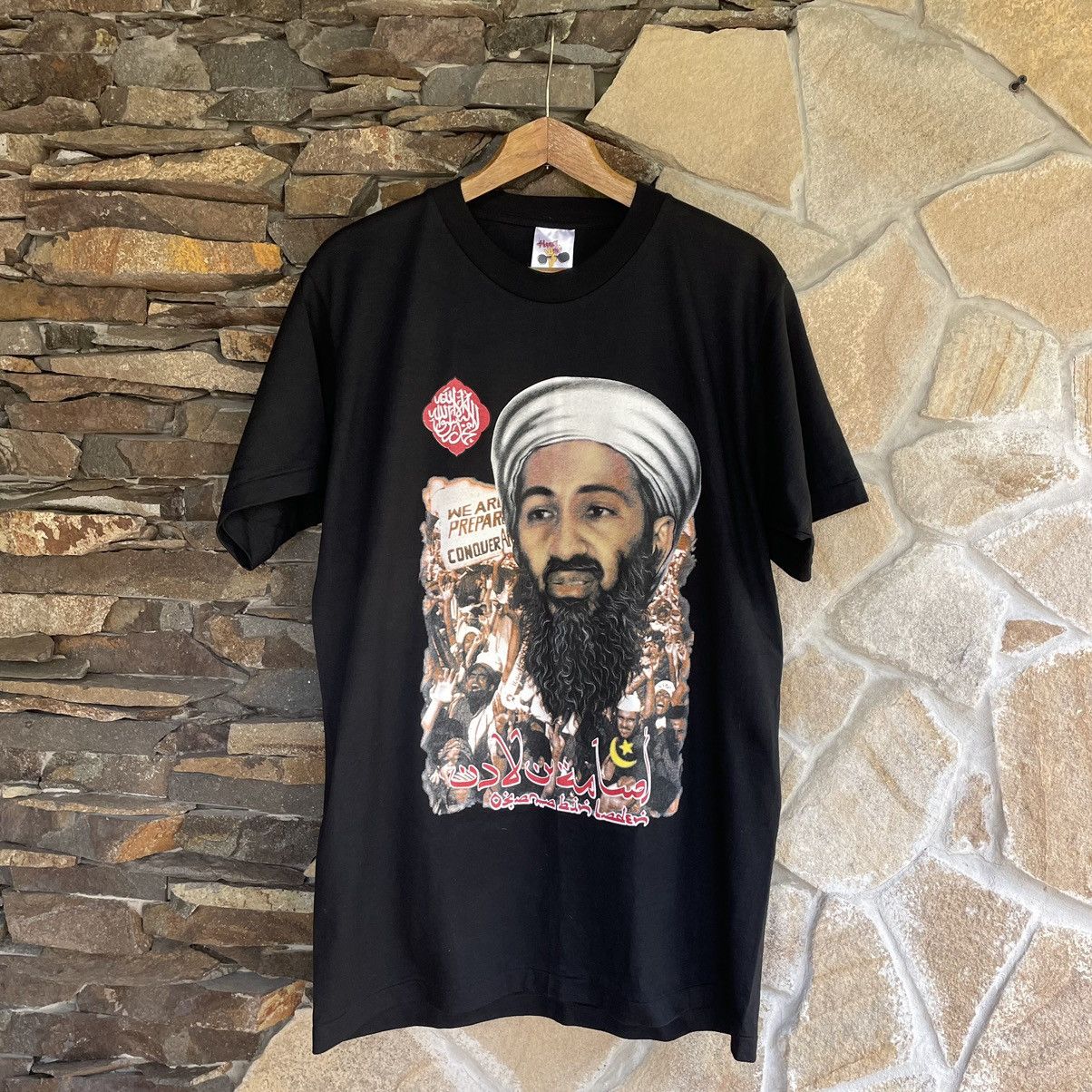 Rap Tees × Vintage Vintage Osama Bin Laden Bootleg Rap T-Shirt | Grailed