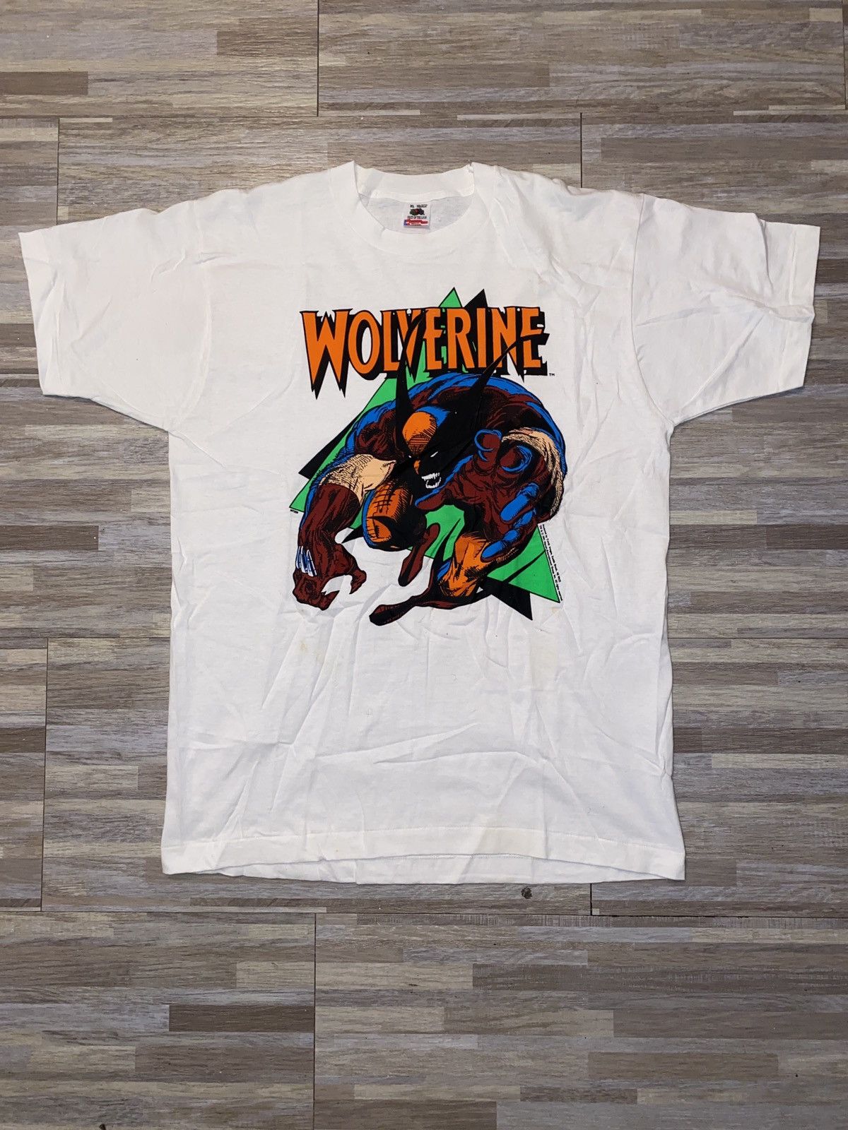 Fruit Of The Loom × Marvel Comics × Vintage 91’ Marvel Comics Wolverine ...