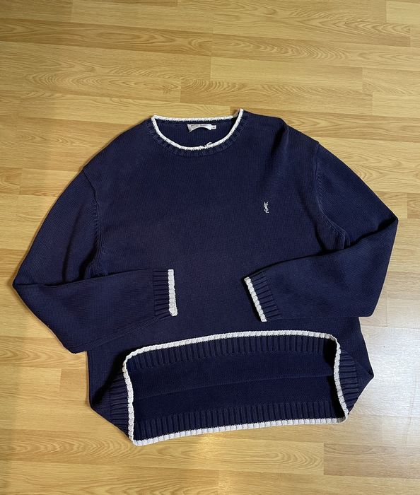 Vintage Ysl knit sweater XL | Grailed