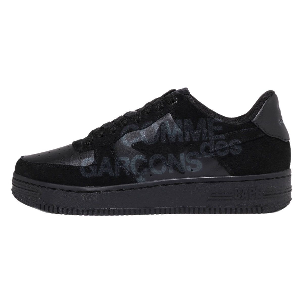 Bape × Comme des Garcons A Bathing Ape Bapesta x CDG Osaka Black | Grailed
