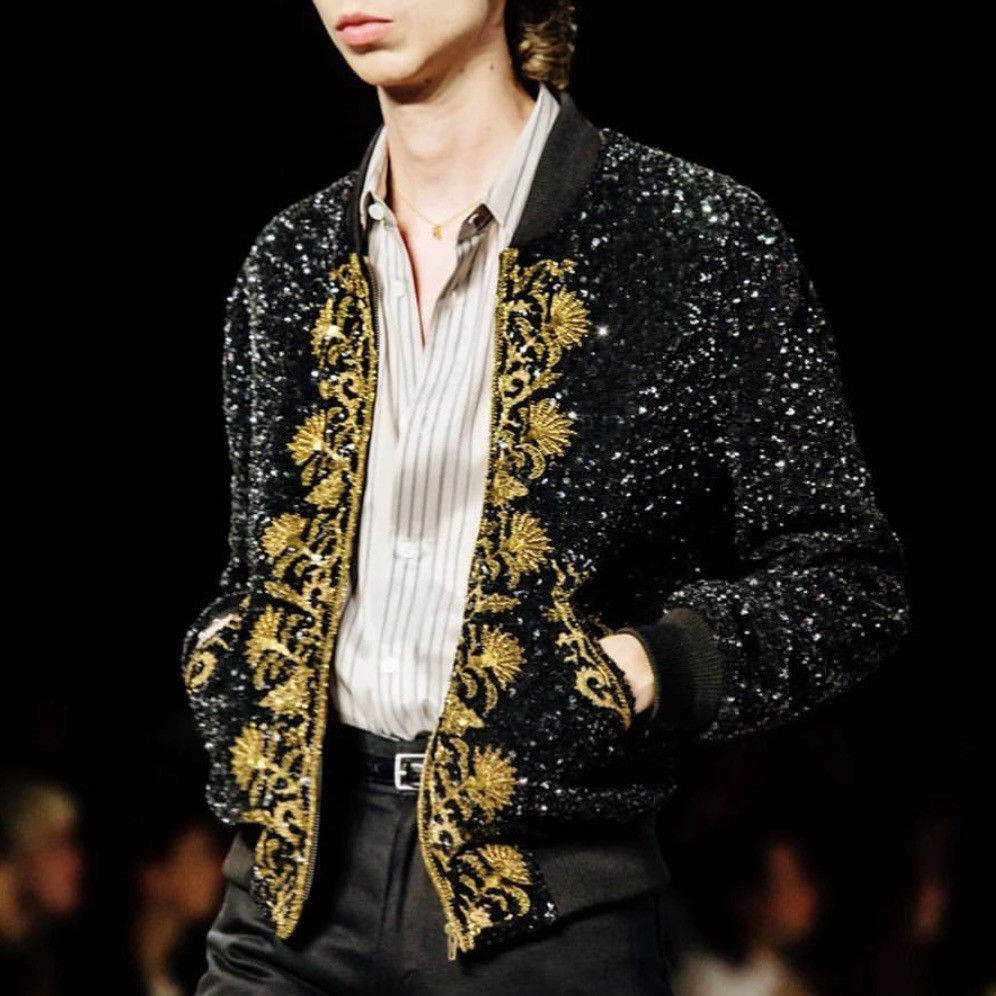 Celine Celine Sequin Embellished Jacket in Medium | Grailed