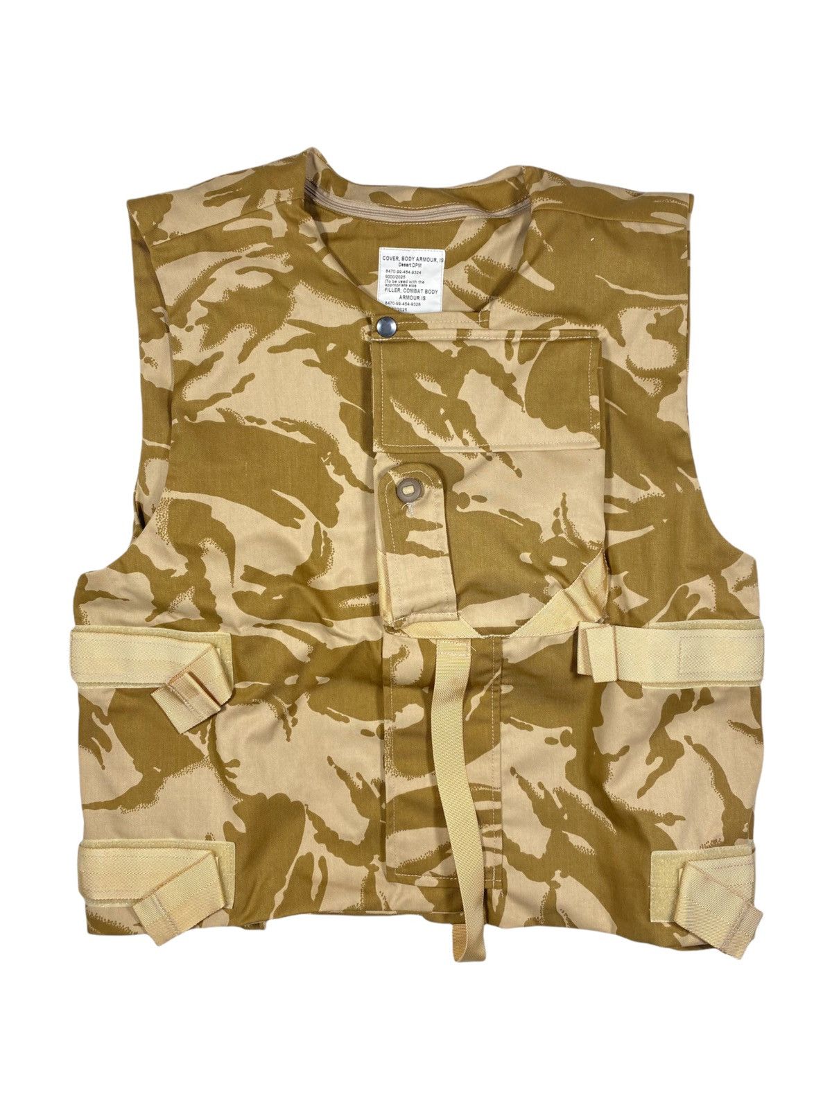 Military × Vintage British Military Desert DPM Camo Flak Vest | Grailed