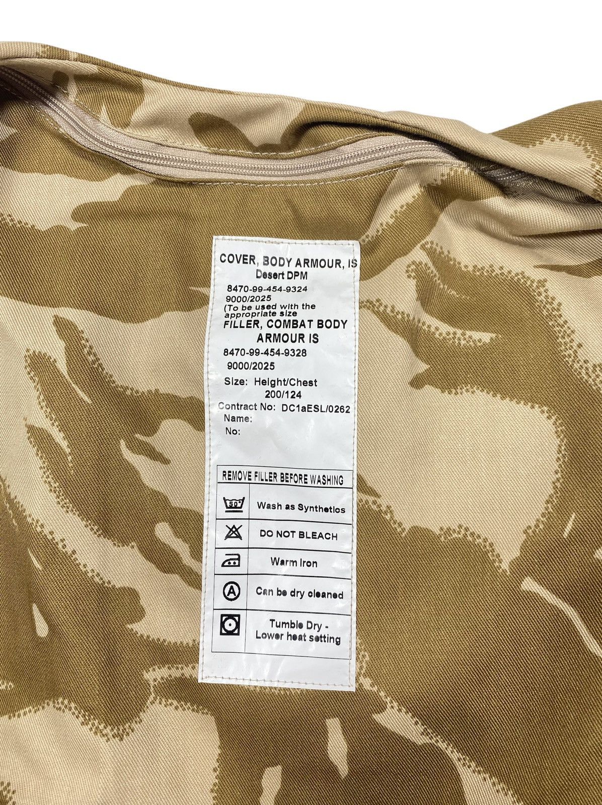 Military × Vintage British Military Desert DPM Camo Flak Vest | Grailed