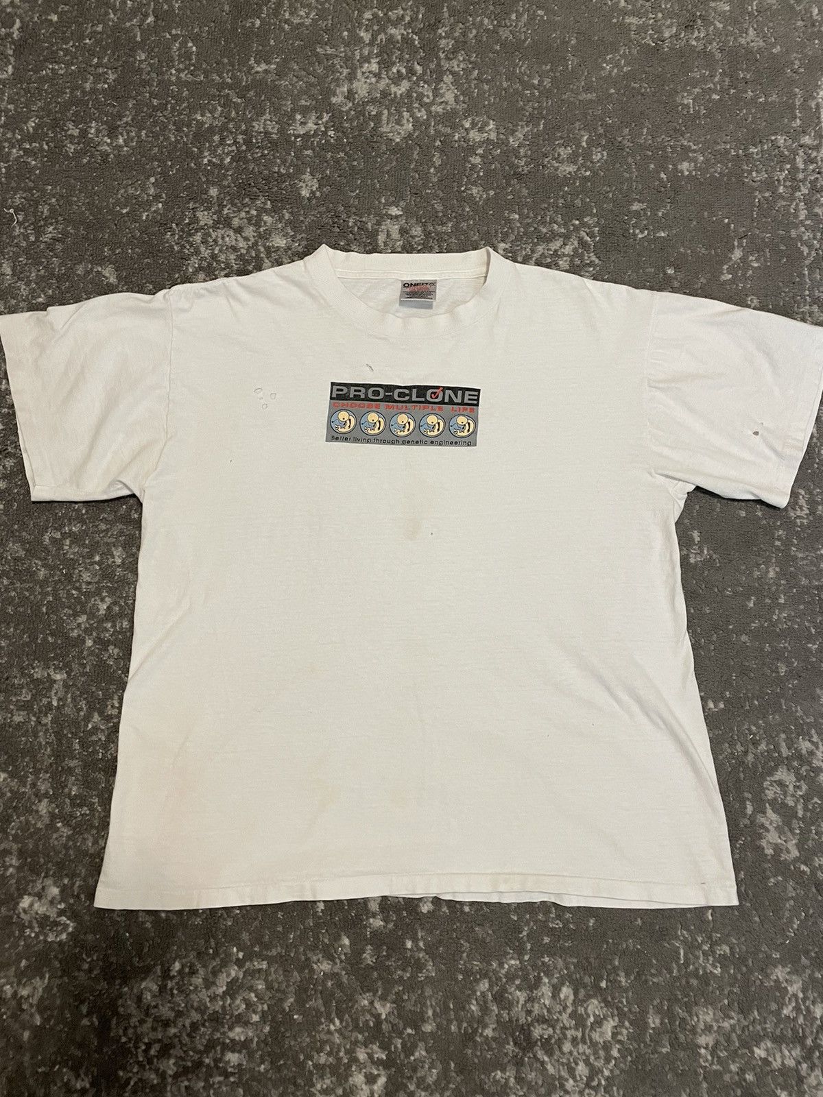 Vintage Alien Workshop 90's Rare Pro Clone Skate Tee White Box Logo ...