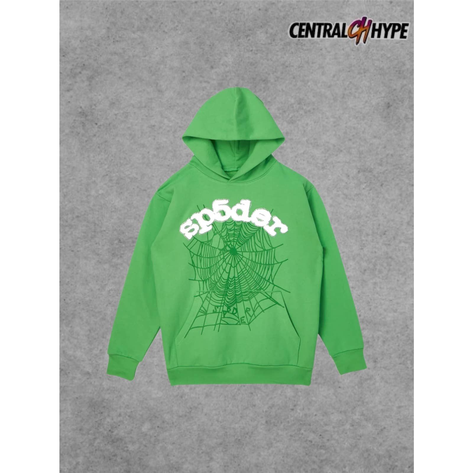 Spider Worldwide × Streetwear Sp5der Websuit Hoodie Green Authentic ...