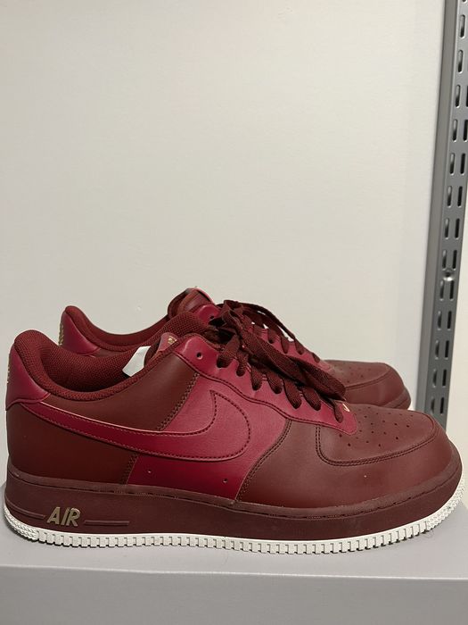 Nike *STEAL/RARE* Air Force 1 Low ‘07 “Team Red” | Grailed