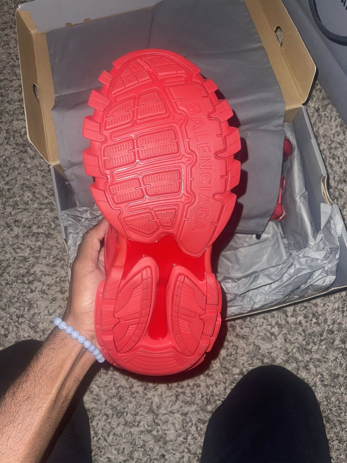 Balenciaga Red Balenciaga Track Runner | Grailed