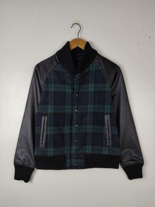 Varsity Roshell Japan Checked Varsity Jacket Bomber Streetwear | Grailed