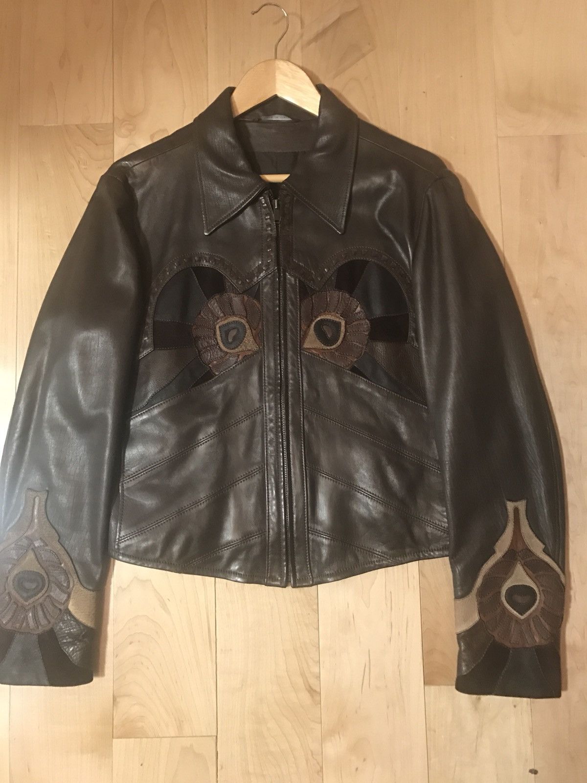 Gucci Gucci Western Patchwork Leather Jacket | Grailed