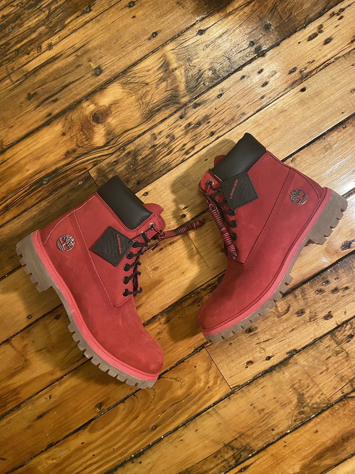 Timberland Red Timberland 6” | Grailed