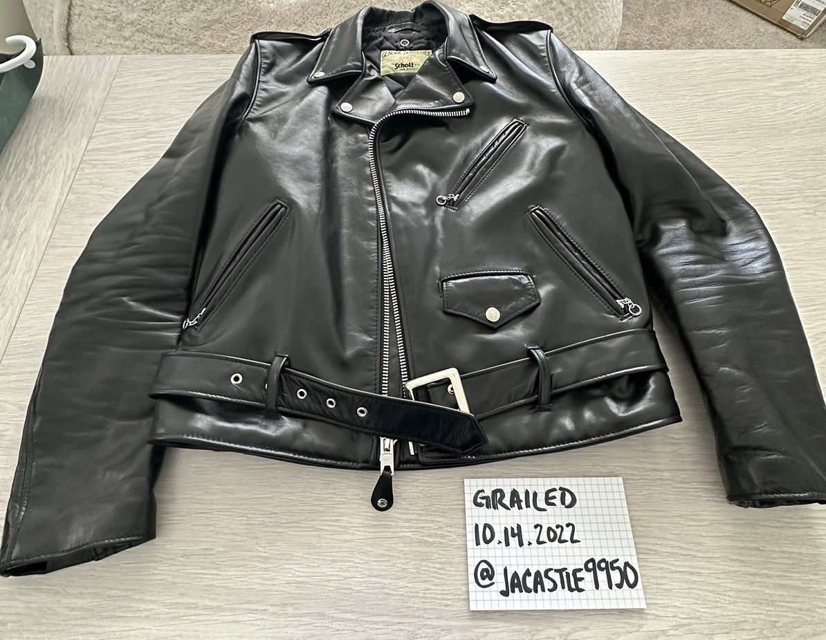 Schott SCHOTT NYC 618HH HORSEHIDE PERFECTO LEATHER JACKET - Size 40 | Grailed