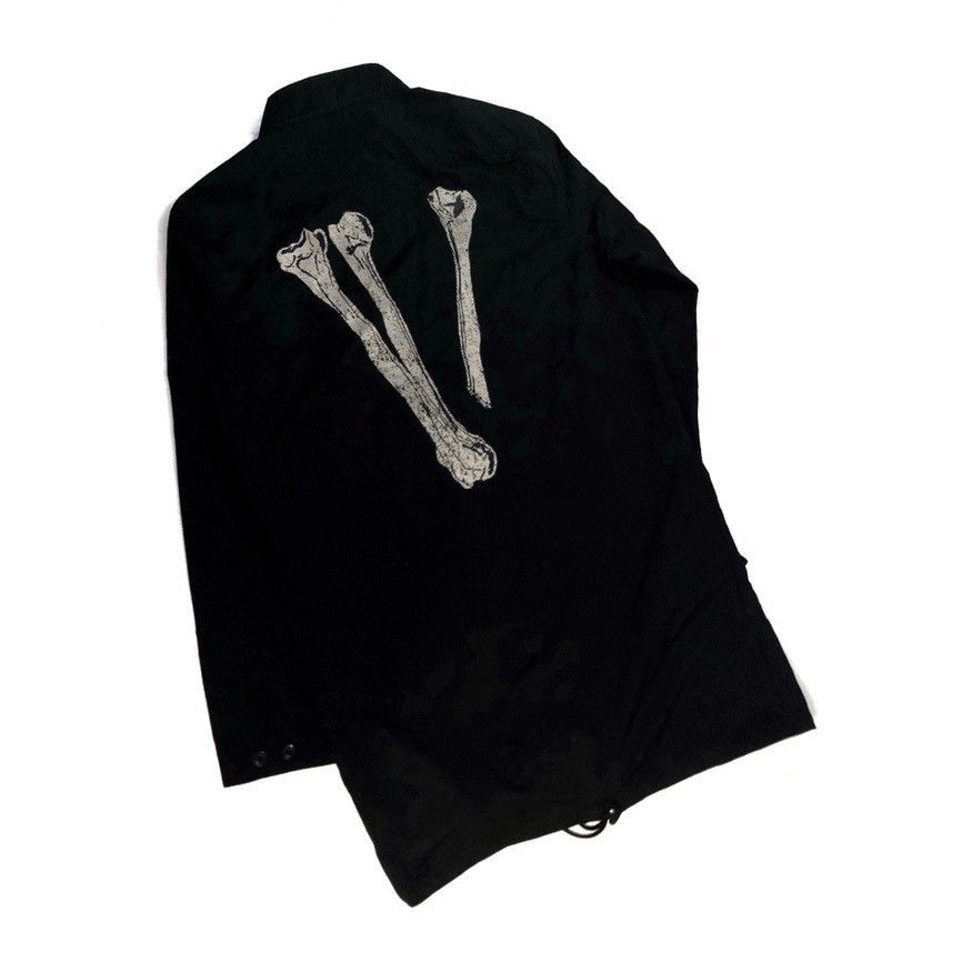 Vlone Vlone friends and family exclusive bones trench jacket | Grailed