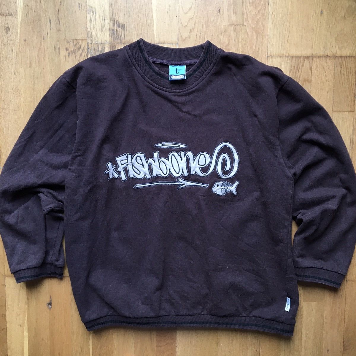 Skategang × Streetwear × Vintage Vintage Fishbone Skateboard 90s | Grailed