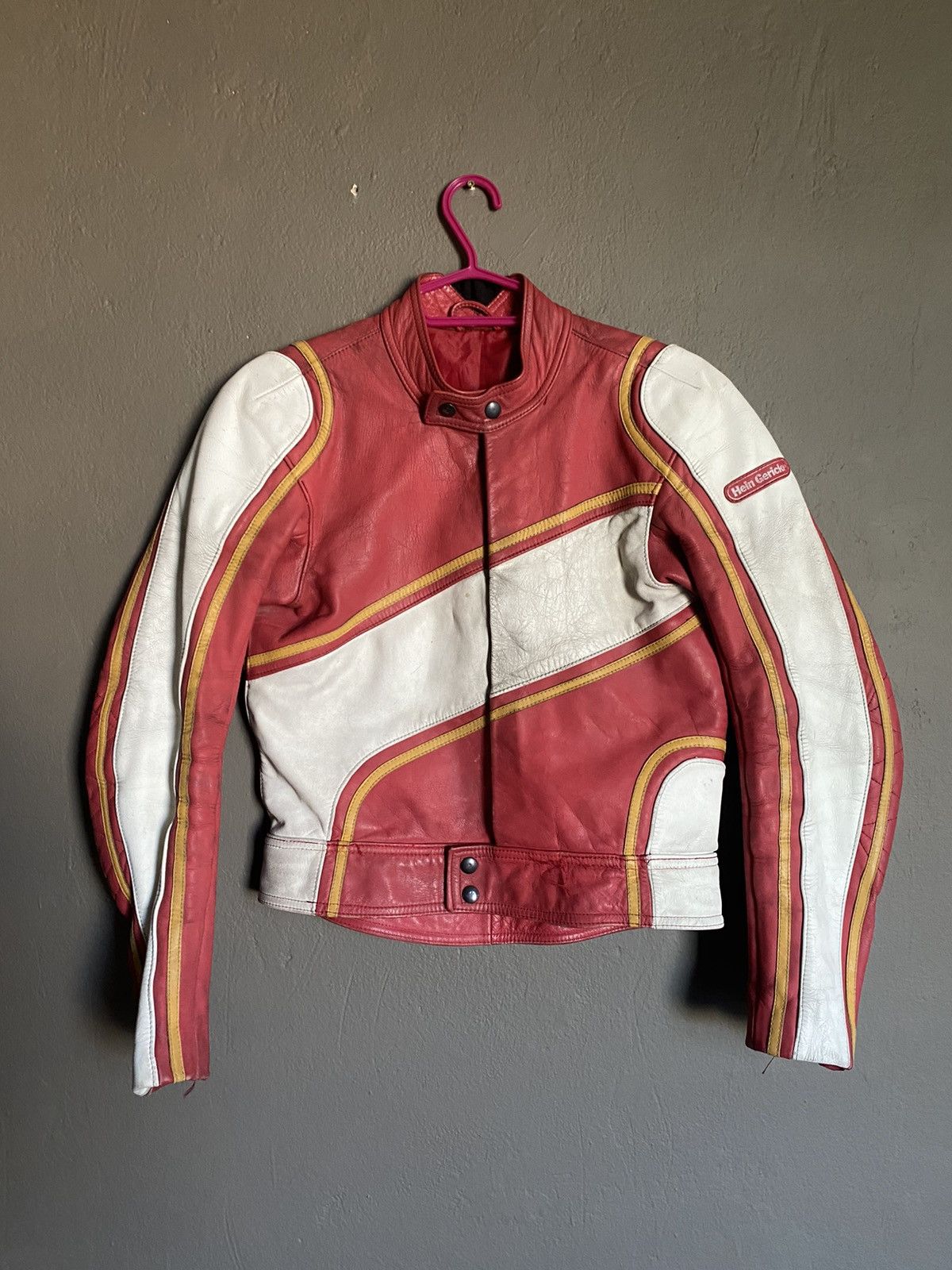 Avant Garde × Racing × Vintage Vintage Racing Leather jacket | Grailed