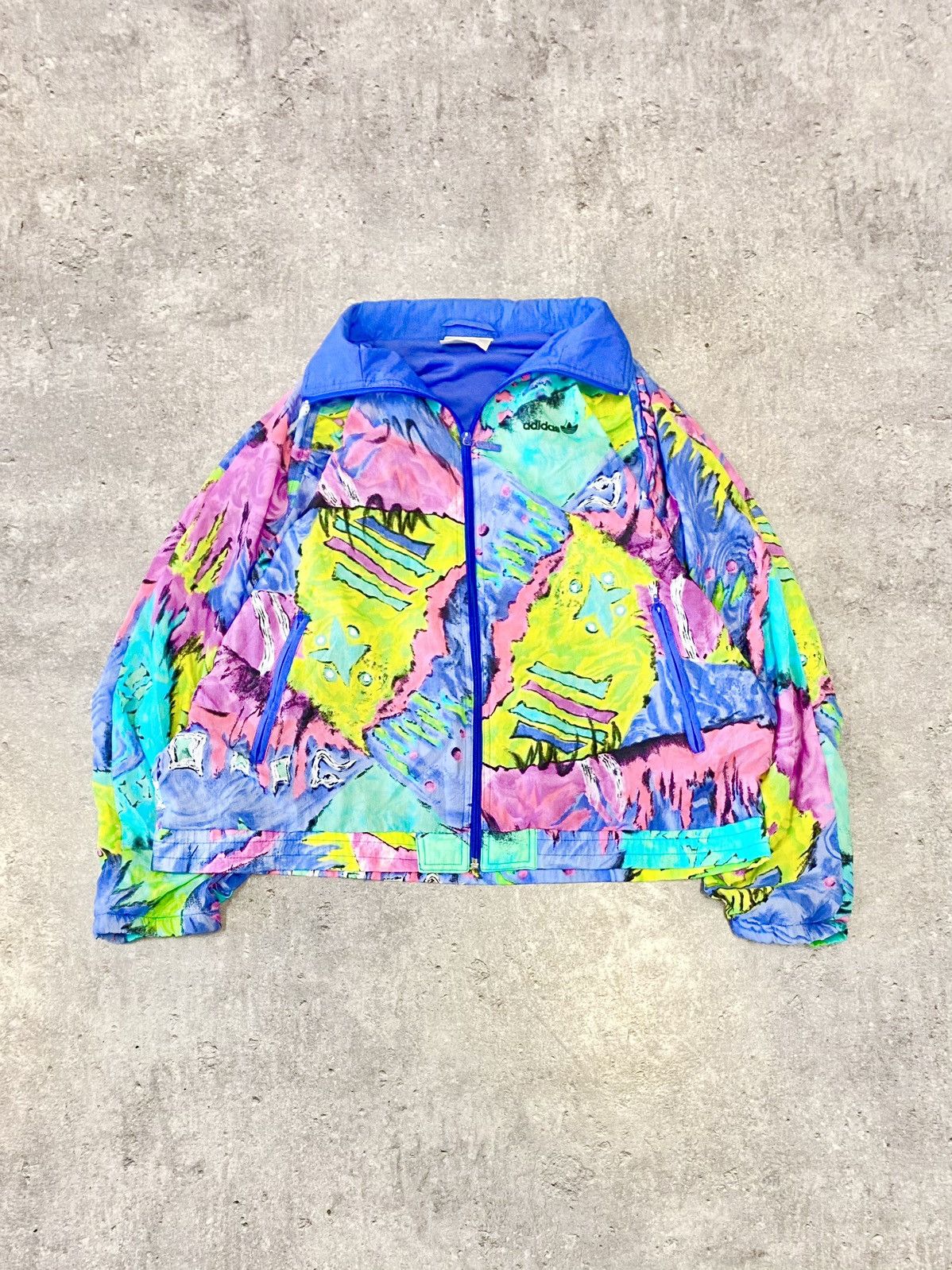 Adidas × Vintage 🚦SICK 90s Adidas Rave Jacket🚦Oversize Track Boxy | Grailed