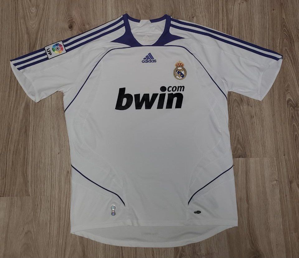 Adidas × Soccer Jersey × Vintage REAL MADRID 2007 HOME FOOTBALL SHIRT ...