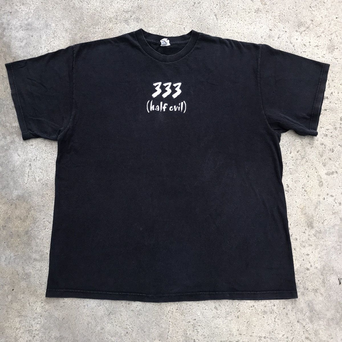 Delta × Half Evil × Vintage Vintage Half Evil 333 Logo Tee Shirt | Grailed