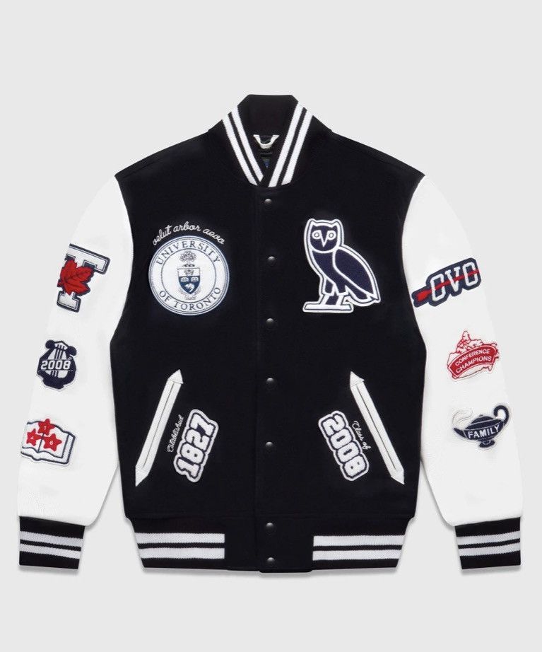 Octobers Very Own *FINAL PRICE*OVO X UOFT VARSITY JACKET | Grailed
