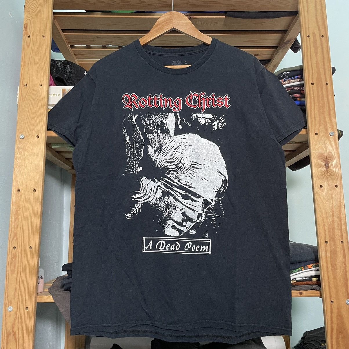 Band Tees × Streetwear × Vintage Rotting Christ A Dead Poem Band/Jesus ...