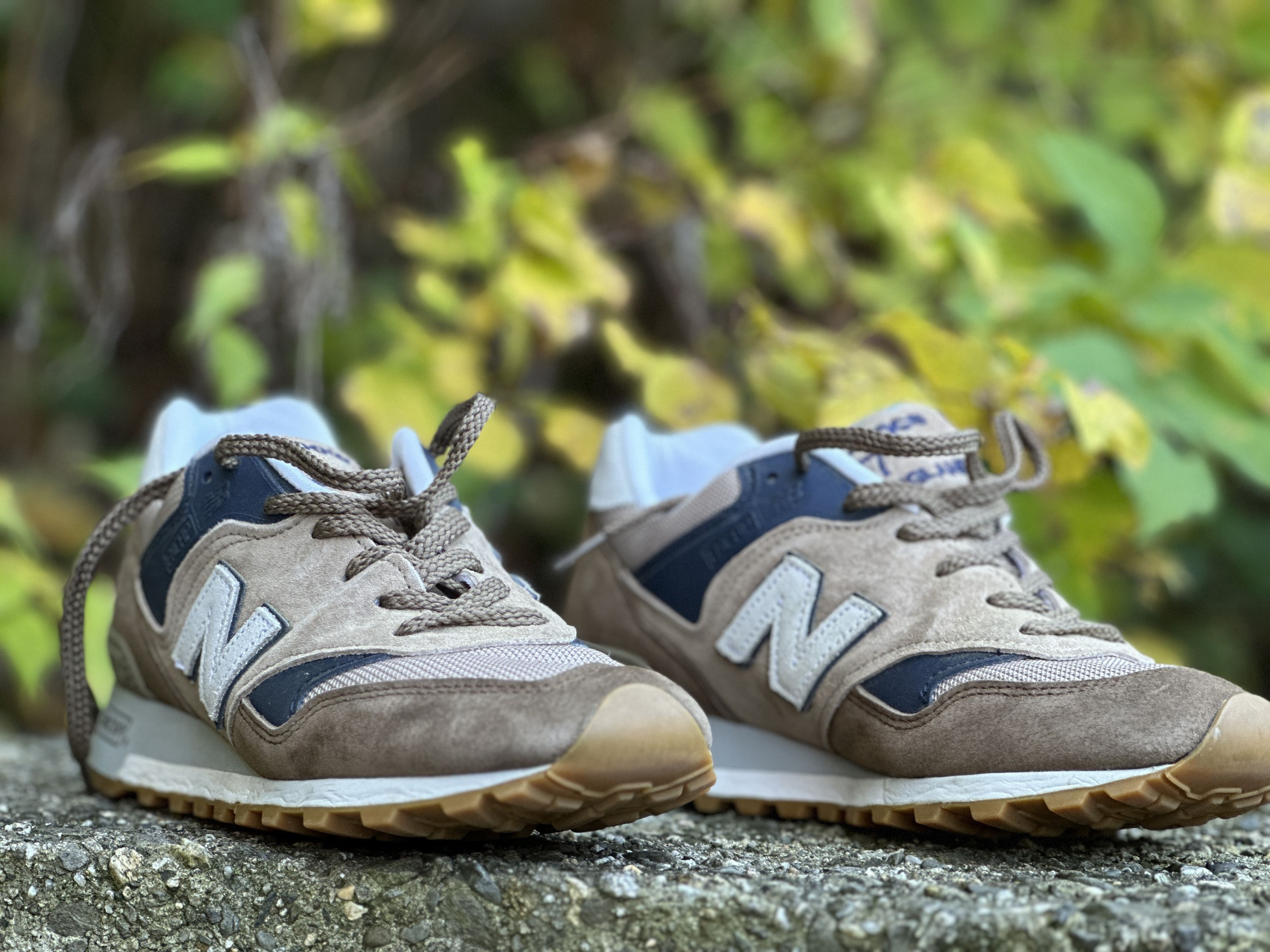 New Balance New Balance 557 'Sand Navy' Made In England | Grailed
