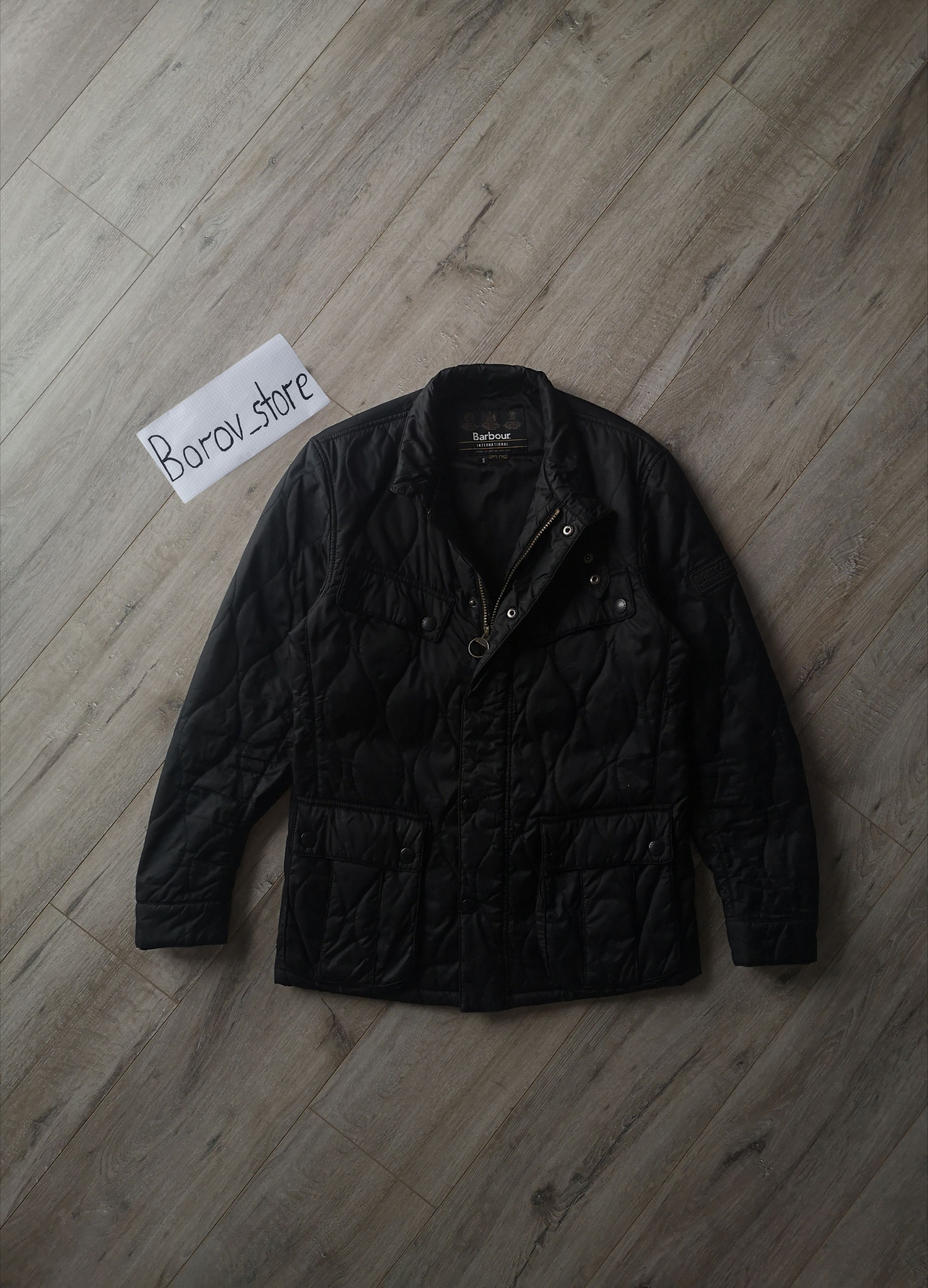 Barbour Barbour International Patch Logo Ariel Track Quilt Jacket | Grailed