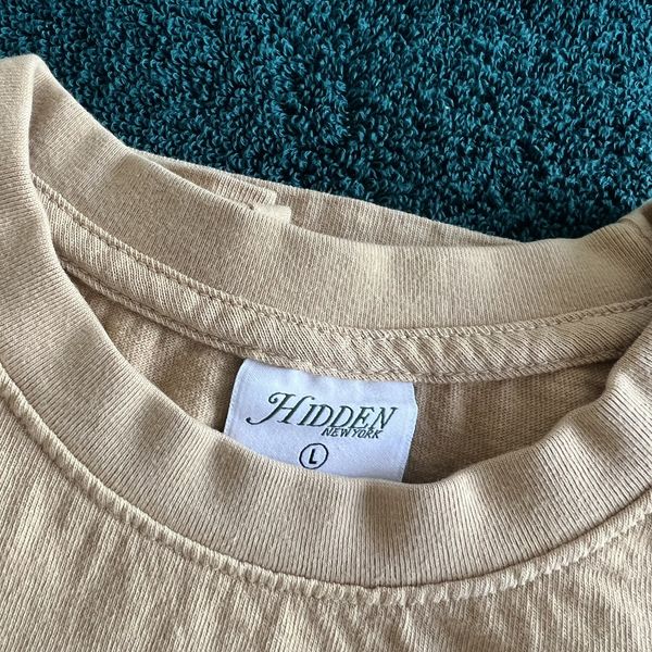 HIDDEN Hidden NY PPF Liquid Tee Yellow Tan Large | Grailed