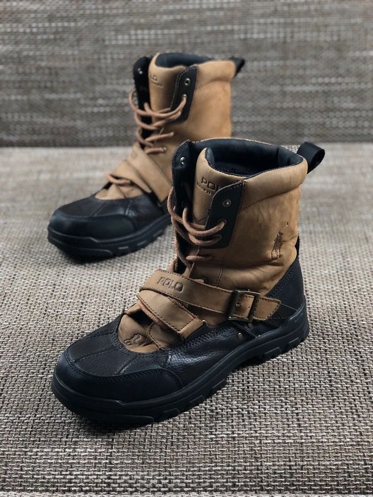 Polo Ralph Lauren × Ralph Lauren × Vintage Vintage Polo Ralph Lauren Conquered Hi Boots | Grailed