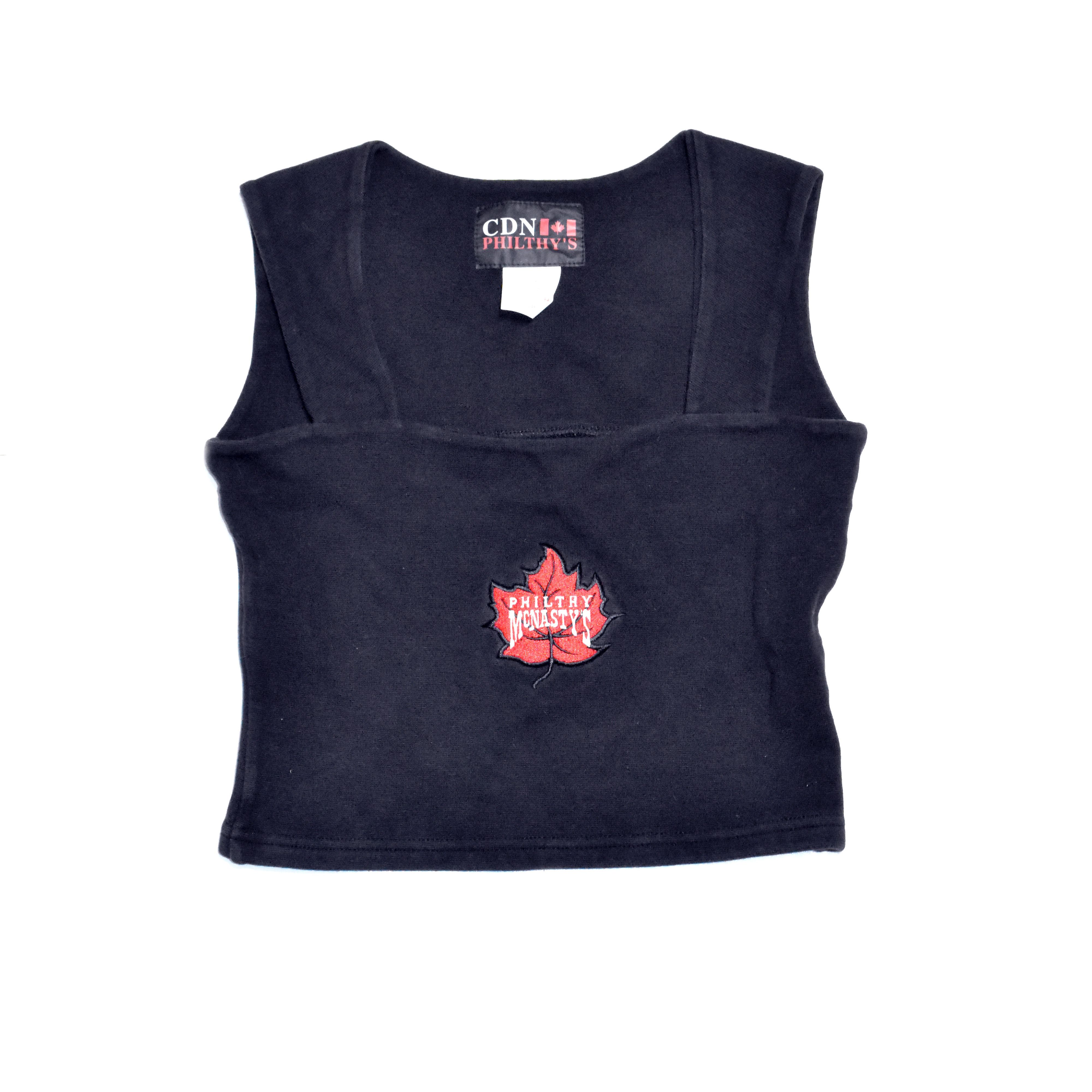 Made In Canada × Very Rare Philthy McNasty's Crop Top Embroidered Maple ...