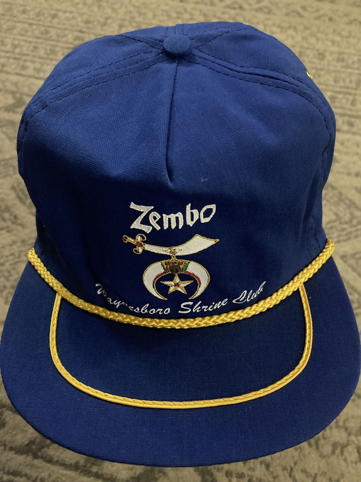 Vintage ZEMBO Waynesboro Shrine Club Trucker Vintage Snapback Hat 🇺🇸🔥 ...