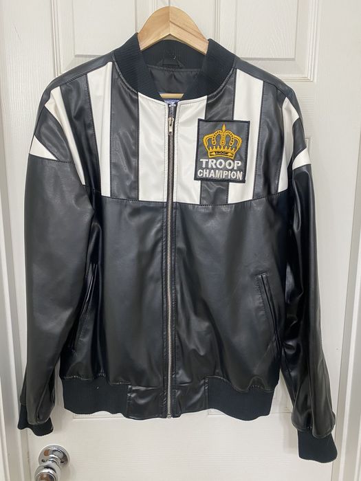 Troop Leather Jacket Troop Champion | Grailed