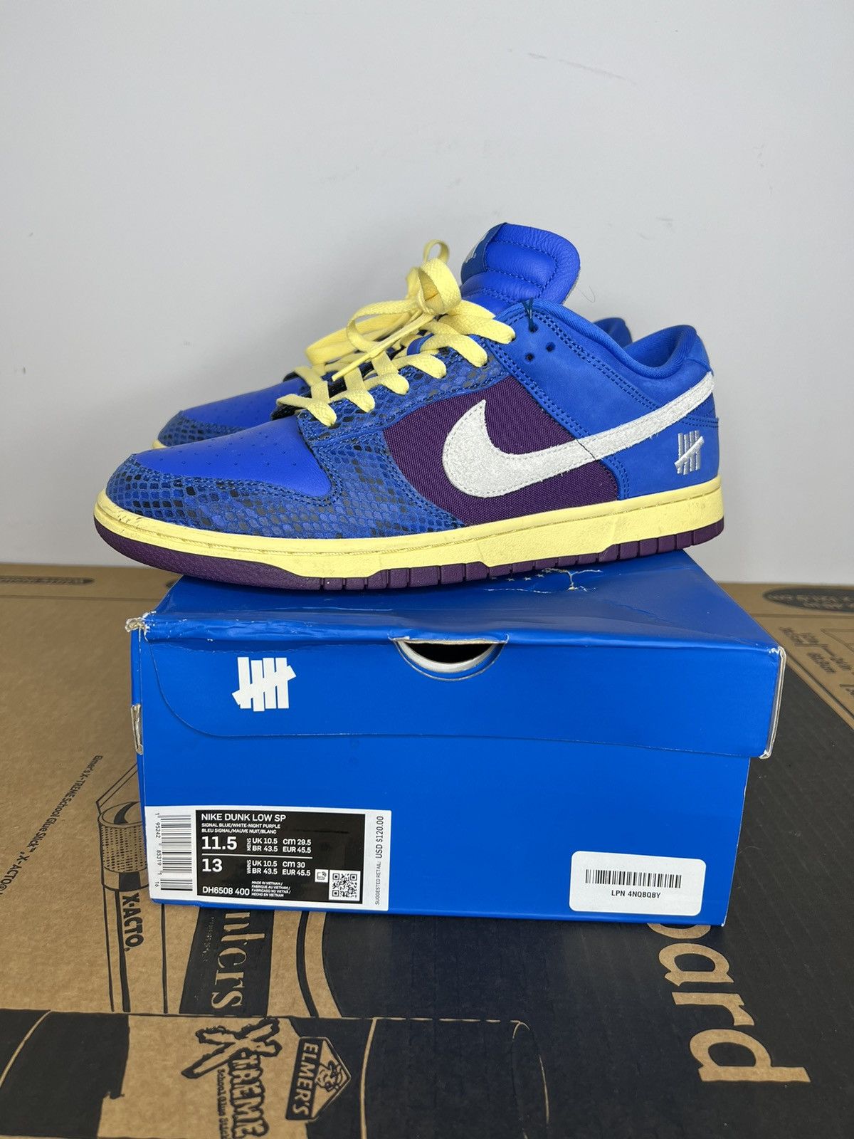 Nike × Undefeated Nike Dunk Low SP Undefeated 5 On It Size 11.5 | Grailed