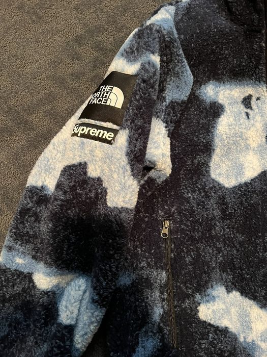 Supreme Supreme x The North Face Bleached Denim Jacket | Grailed