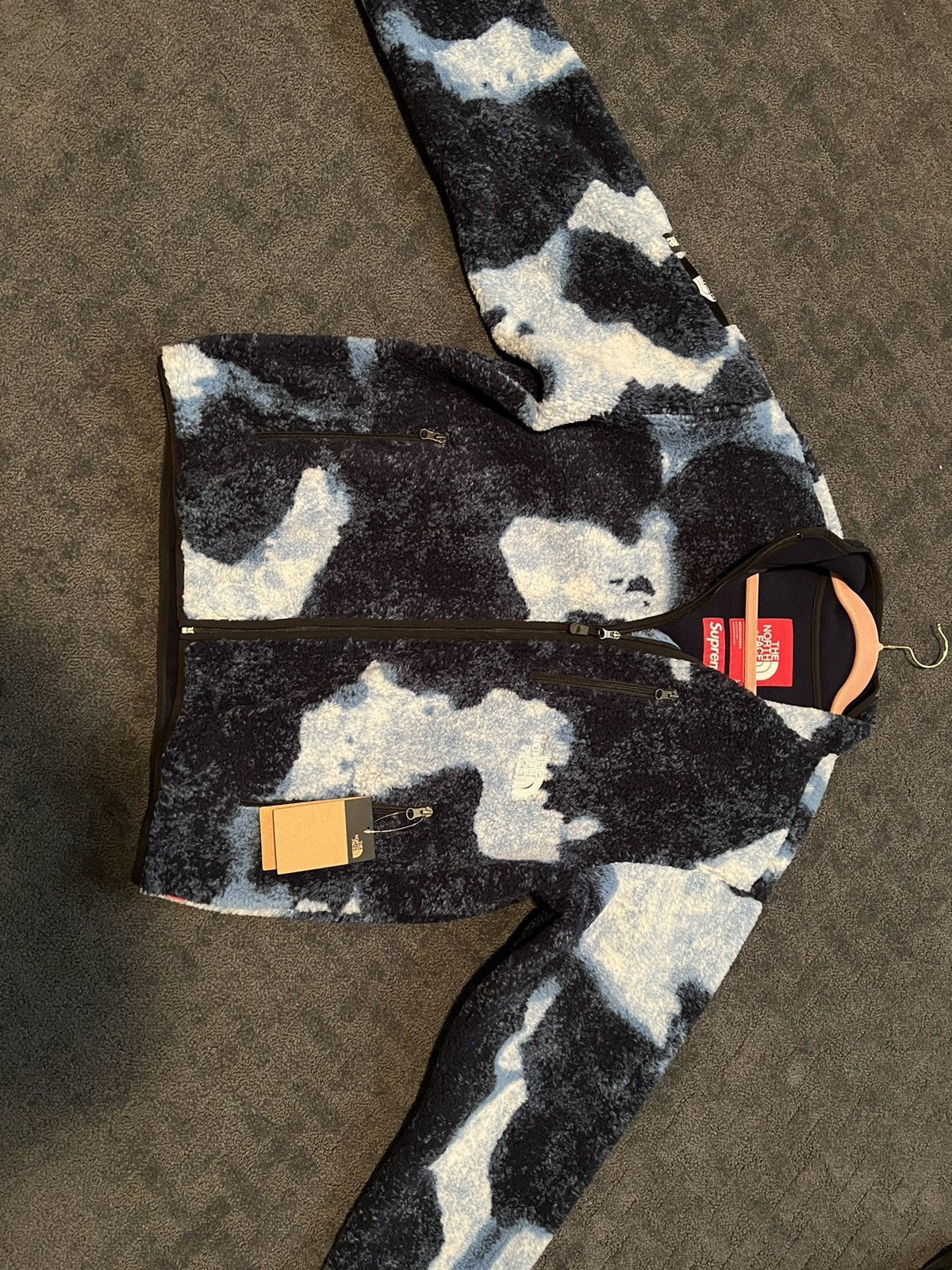 Supreme Supreme x The North Face Bleached Denim Jacket | Grailed