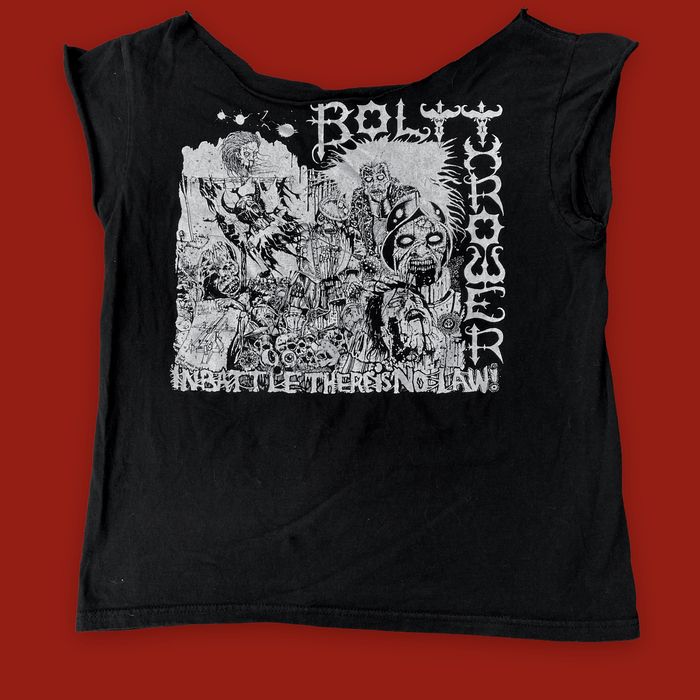 Vintage RARE Vintage Bolt Thrower Band Tee Death Metal Femme Cut XL ...