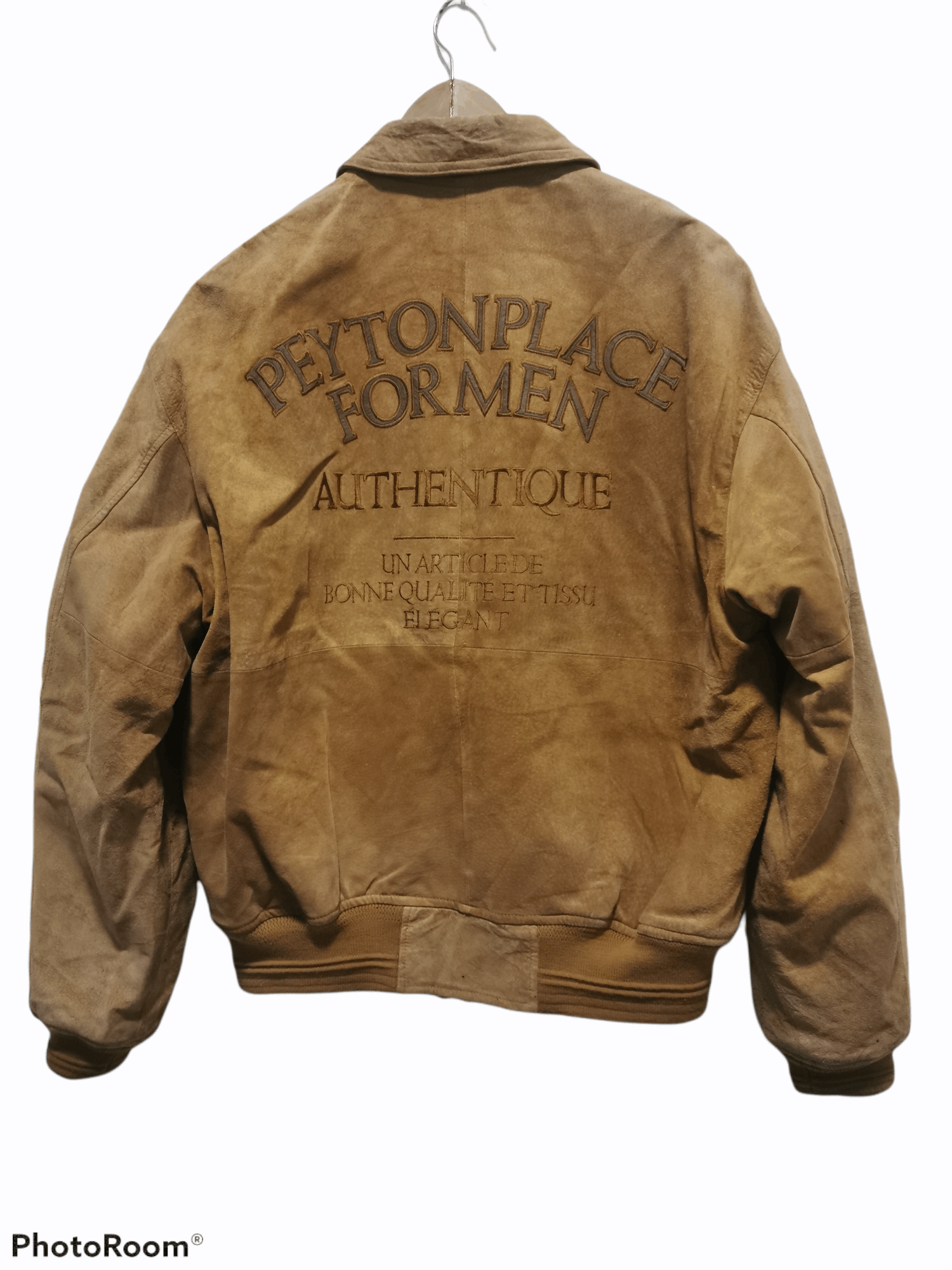 Vintage Vintage Peyton Place for Men PPFM Suede Bomber Jacket | Grailed