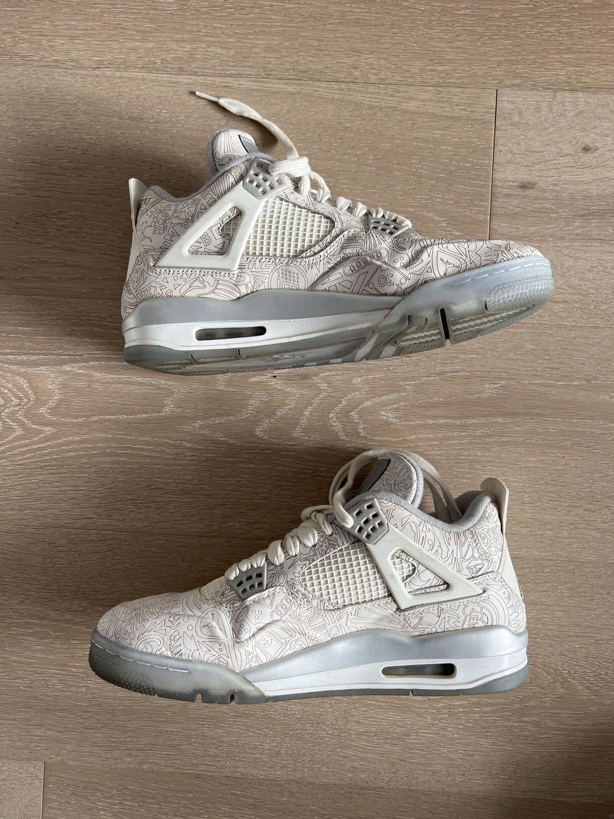 Nike Used Air Jordan 4 Retro 30th Anniversary Laser | Grailed