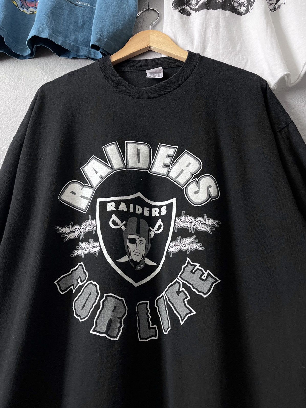 Vintage Raiders For Life Vintage NFL Football y2k Tee Shirt | Grailed