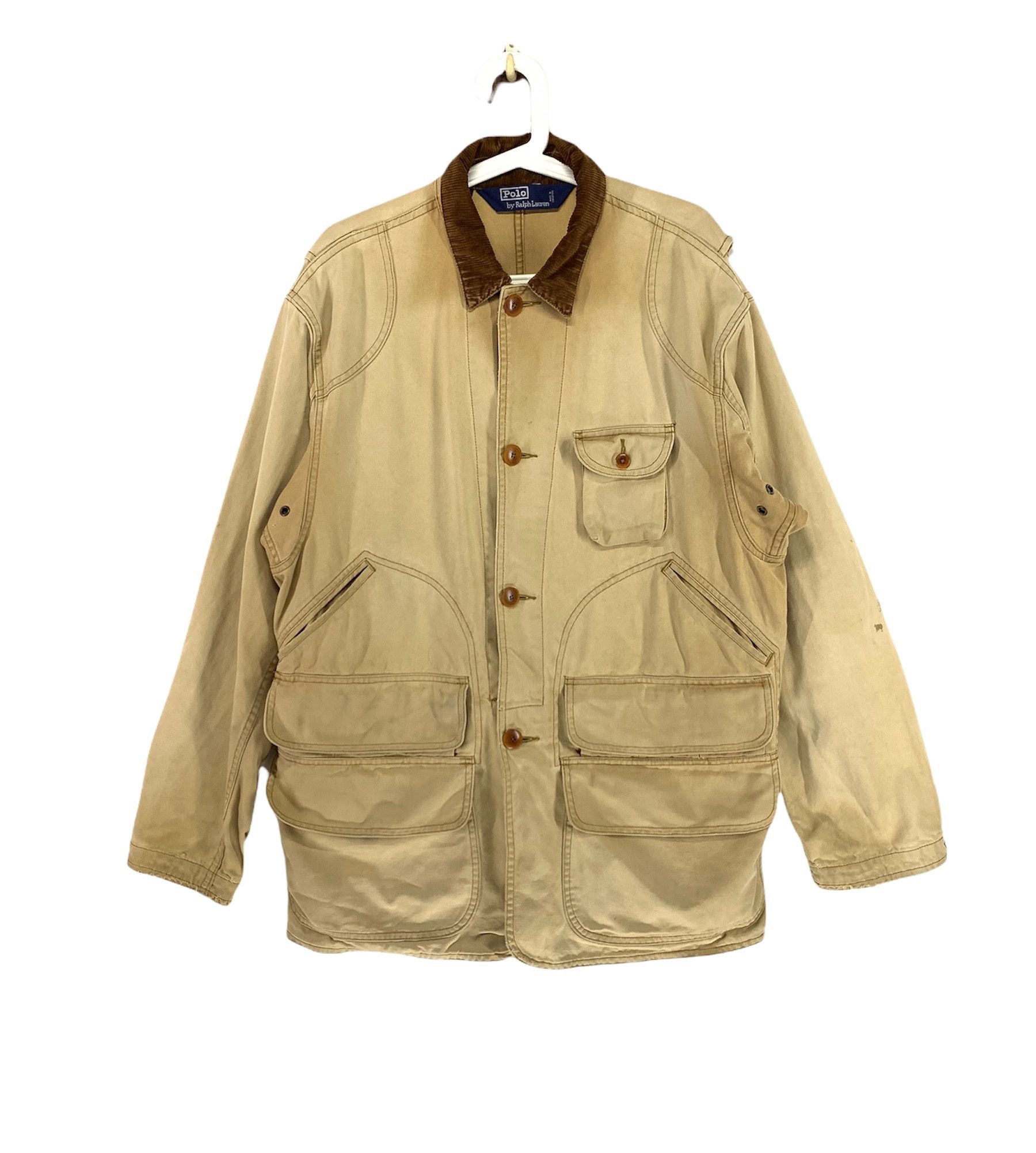 Military × Polo Ralph Lauren × Vintage Polo ralph lauren distressed tactical multipocket jacket ...